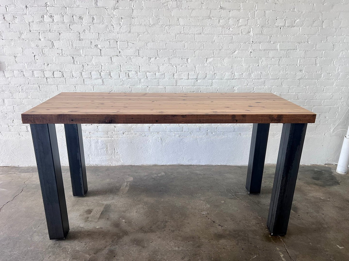 Grand Boulevard Industrial Farmhouse Reclaimed Wood Dining Table ...