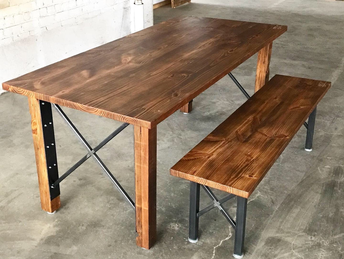 Urban Farmhouse Dining Table - WORKSHOP