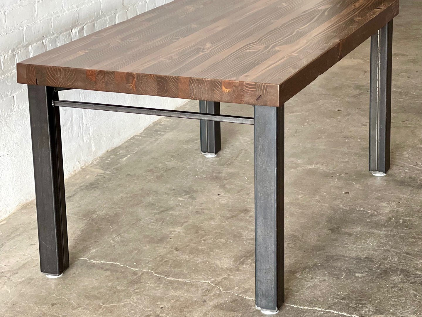 Grand Boulevard Industrial Farmhouse Reclaimed Wood Dining Table ...
