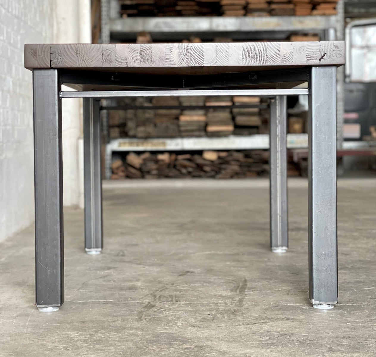 Grand Boulevard Industrial Farmhouse Reclaimed Wood Dining Table ...